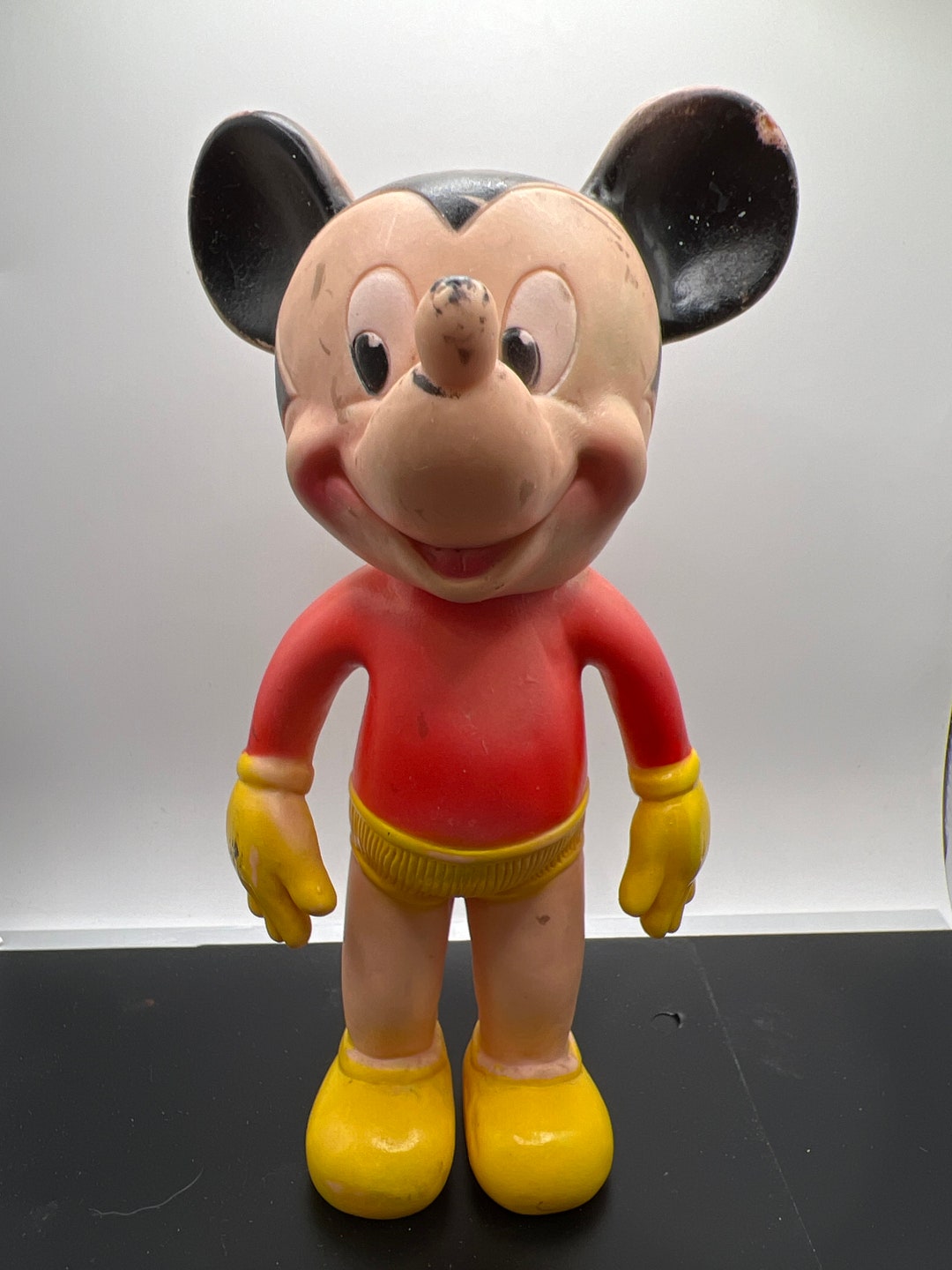 Antique Rubber Mickey Mouse Squeaky Toy - Etsy