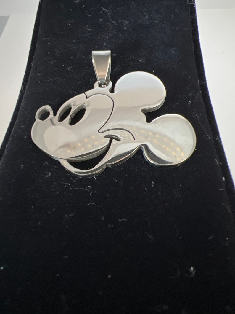 Zinc Alloy Mickey Mouse Head Pendant - Etsy