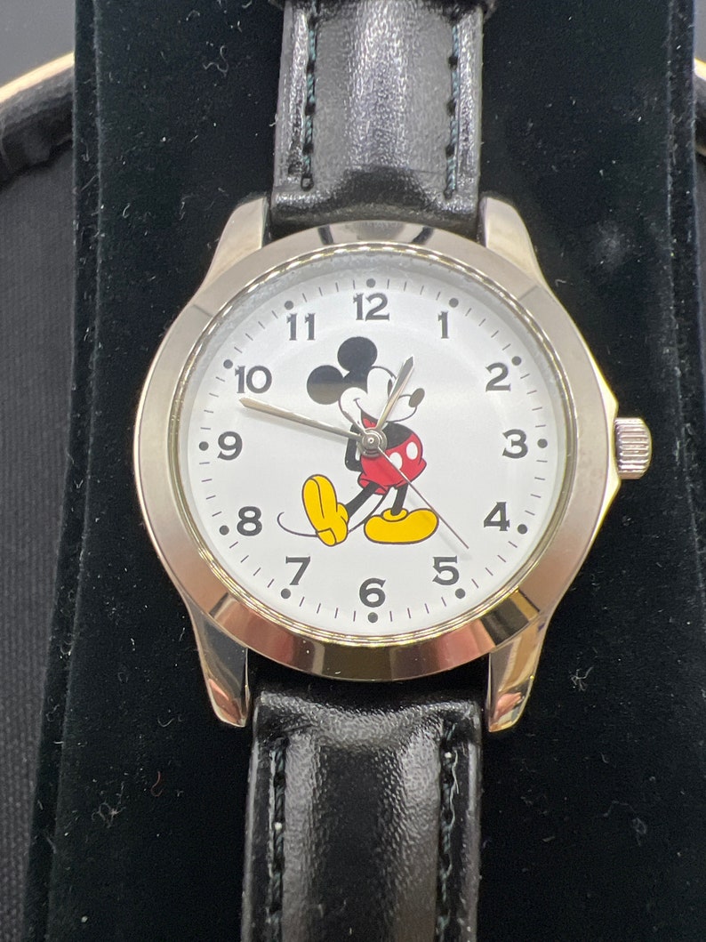 Disney Mickey Mouse Watch-large Face - Etsy