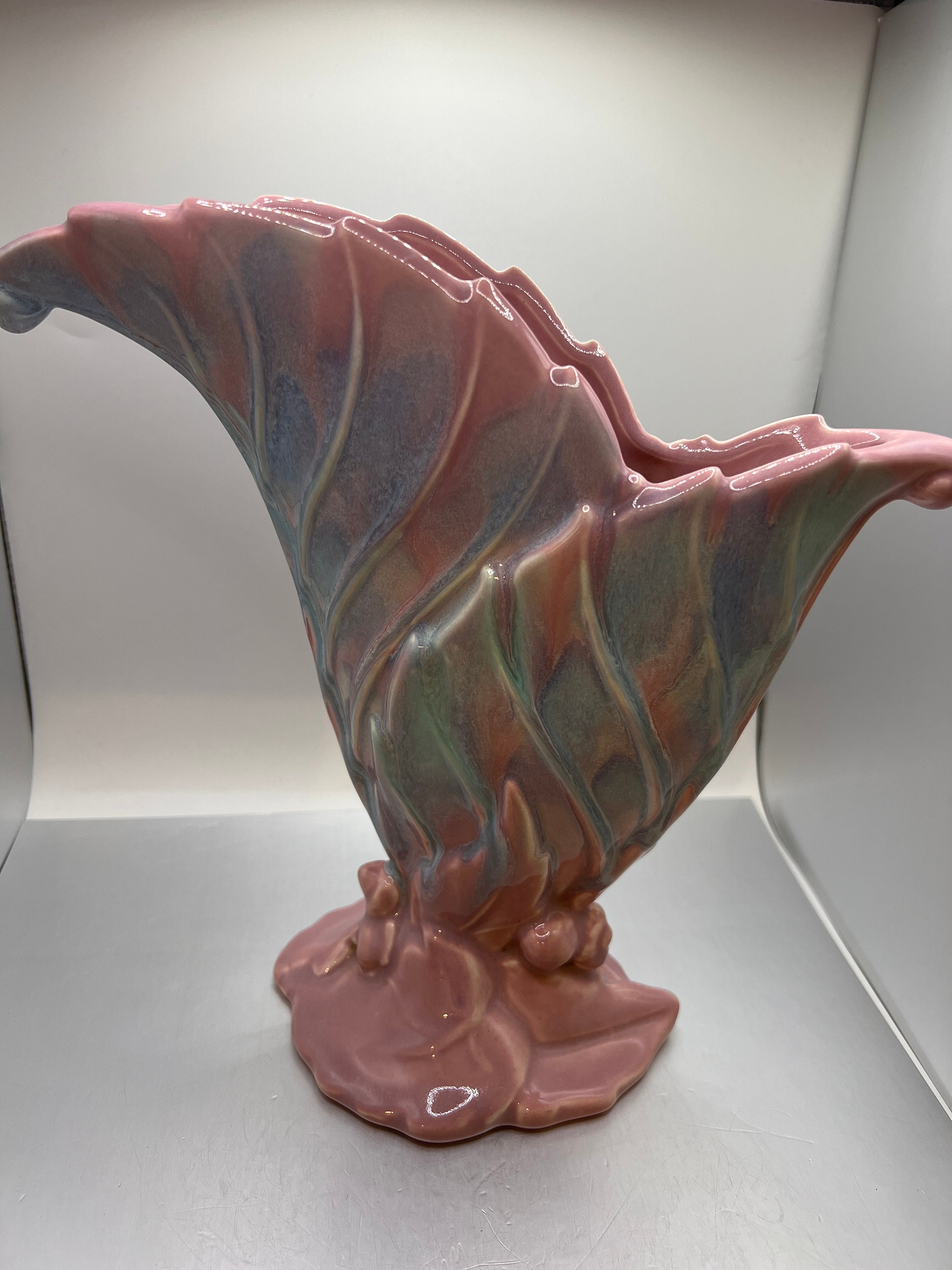 Vintage Royal Haeger Pottery Vases 2 Swans Vases and 1 Leaf - Etsy