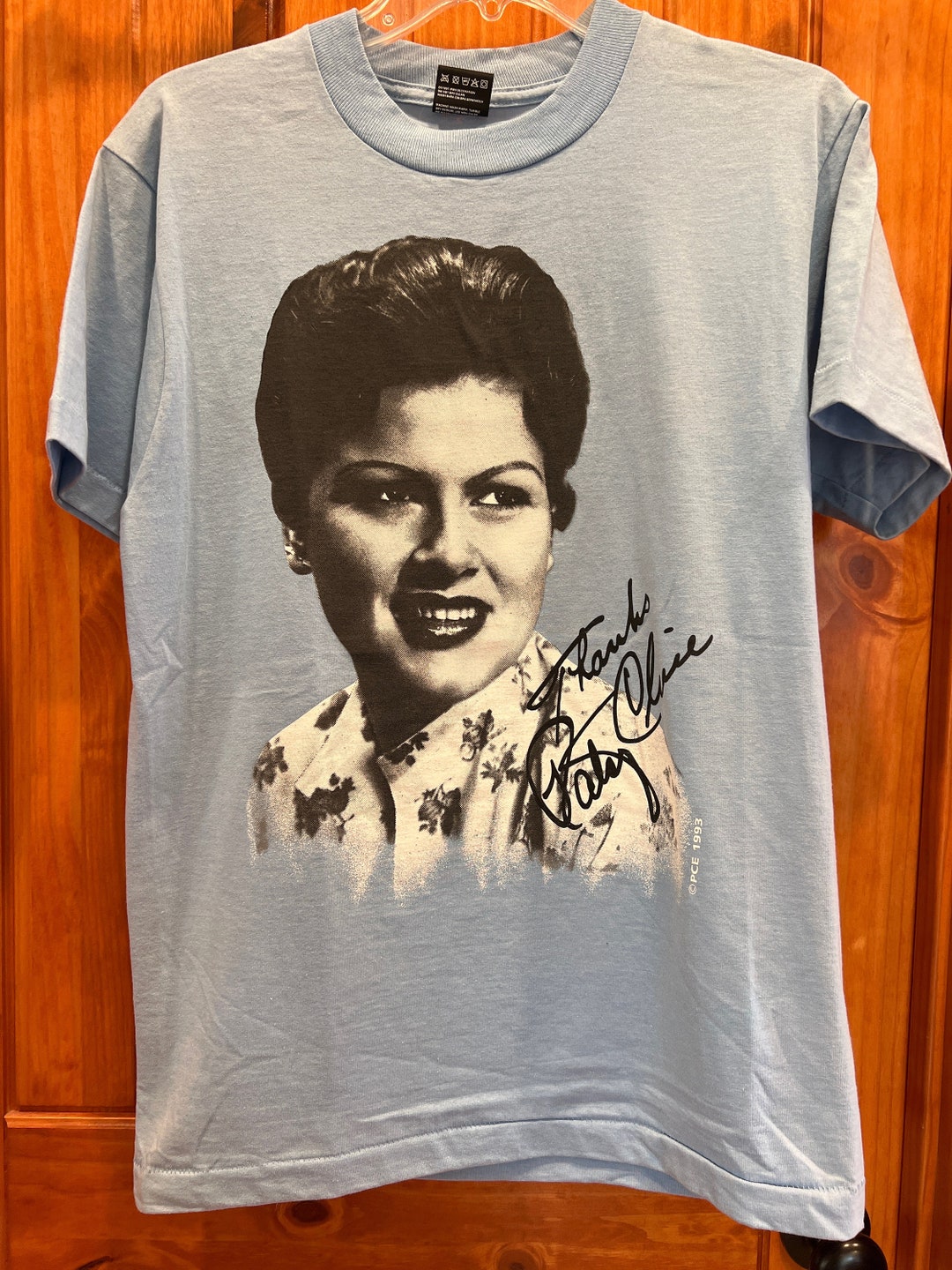 Vintage 1993 Signed Patsy Cline T-shirt-blue-adult MD - Etsy