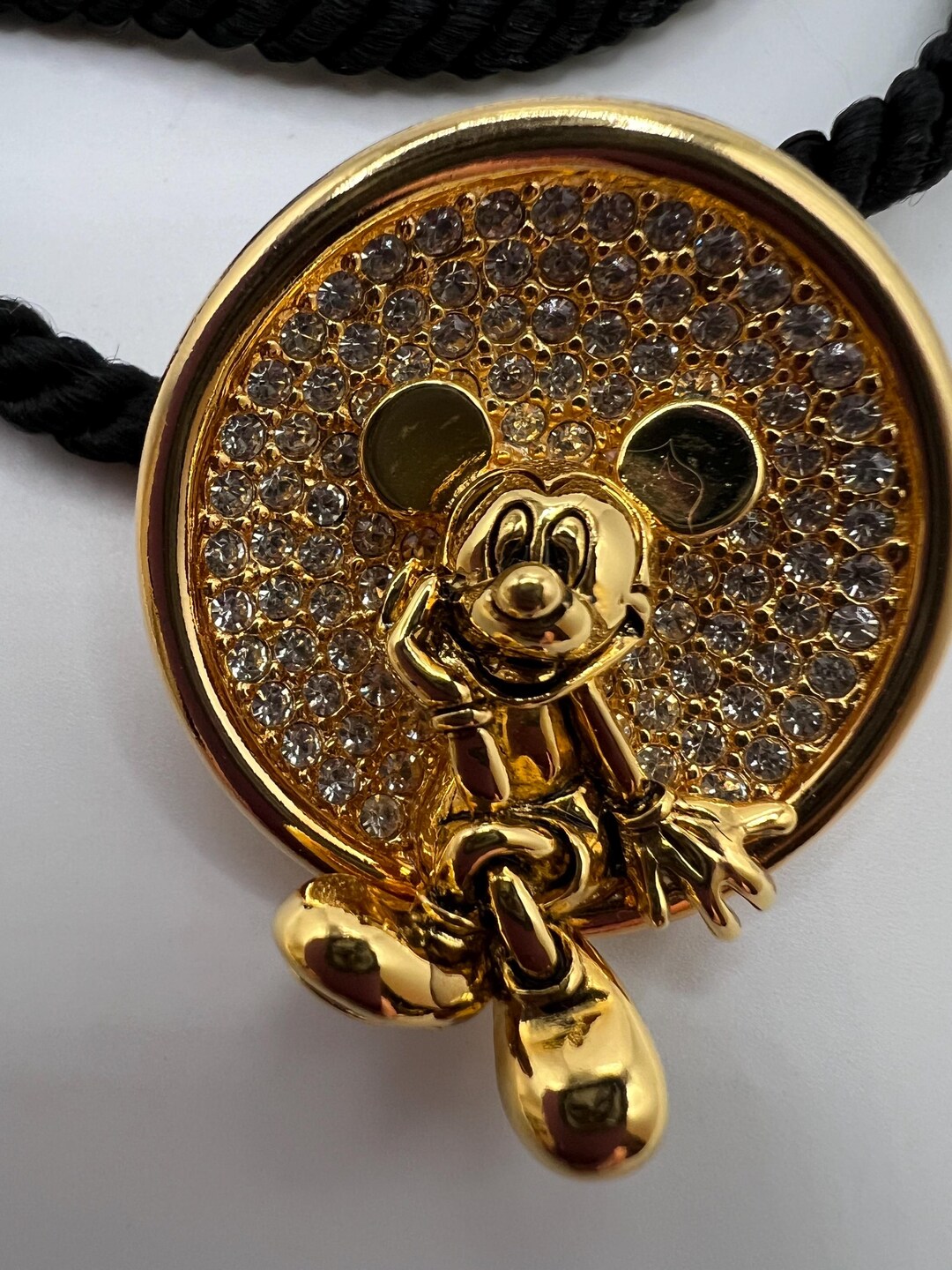 Vintage Disney Napier Mickey Mouse Necklace - Etsy