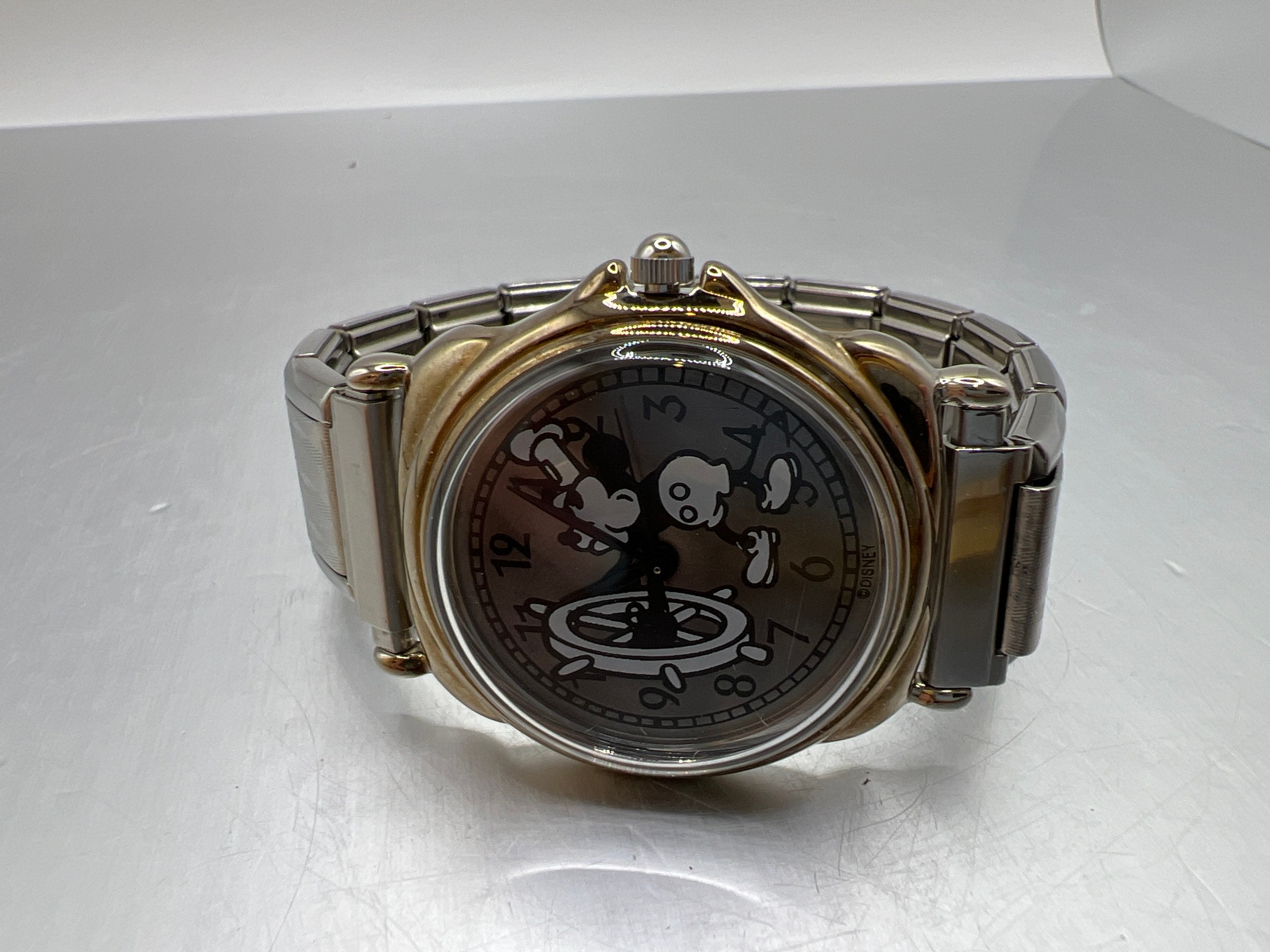 The Disney Store Watch Collectors Club Steamboat Willie Mickey Mouse ...