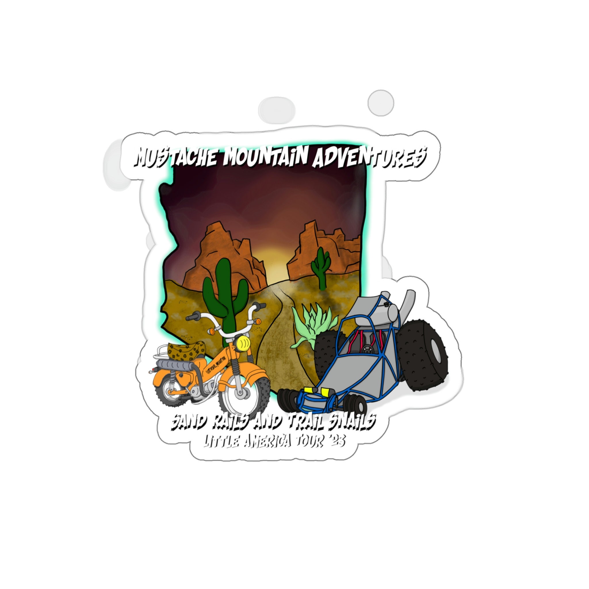 Sand Rails and Trail Snails the Sticker - Etsy