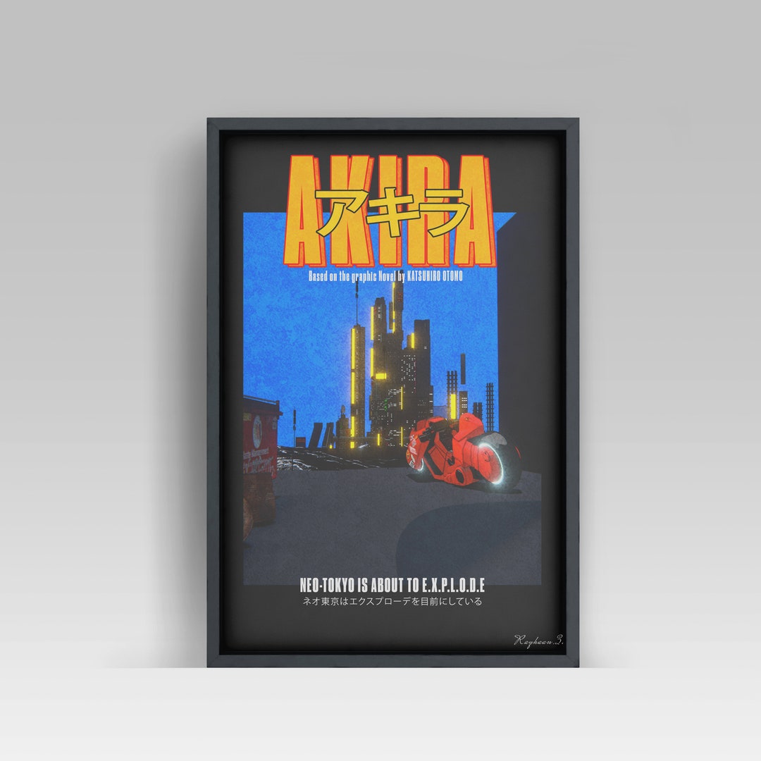 Akira Anime Poster Digital Art High Quality Waterproof Prints - Etsy