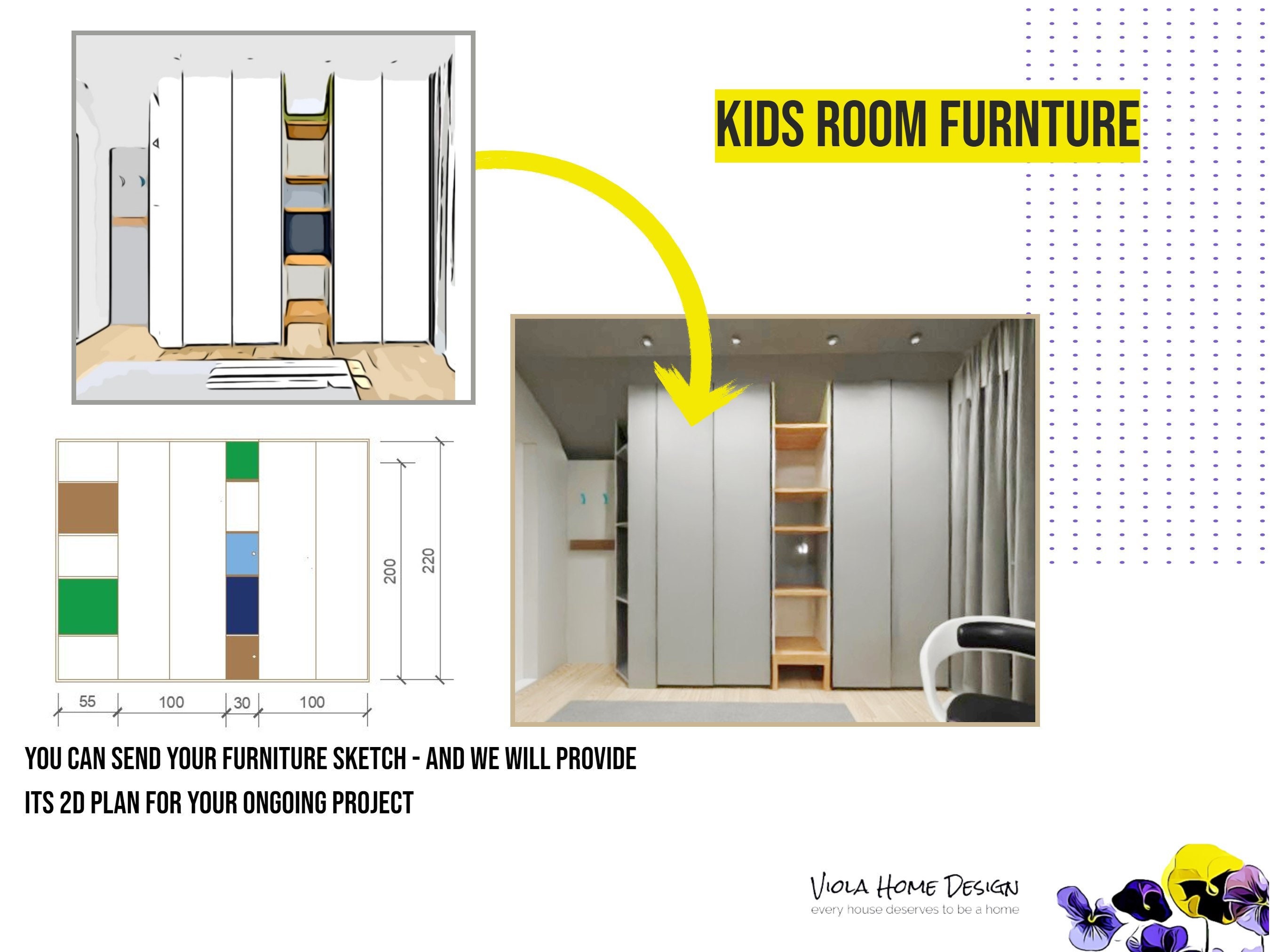 Individual Furniture Design Plan / Interior Design Furniture Project ...
