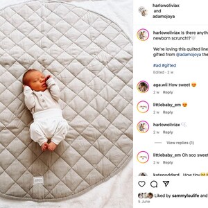 Quilted Baby Play Mat, Tummy Time Mat, Baby Change Mat, Travel Changing ...