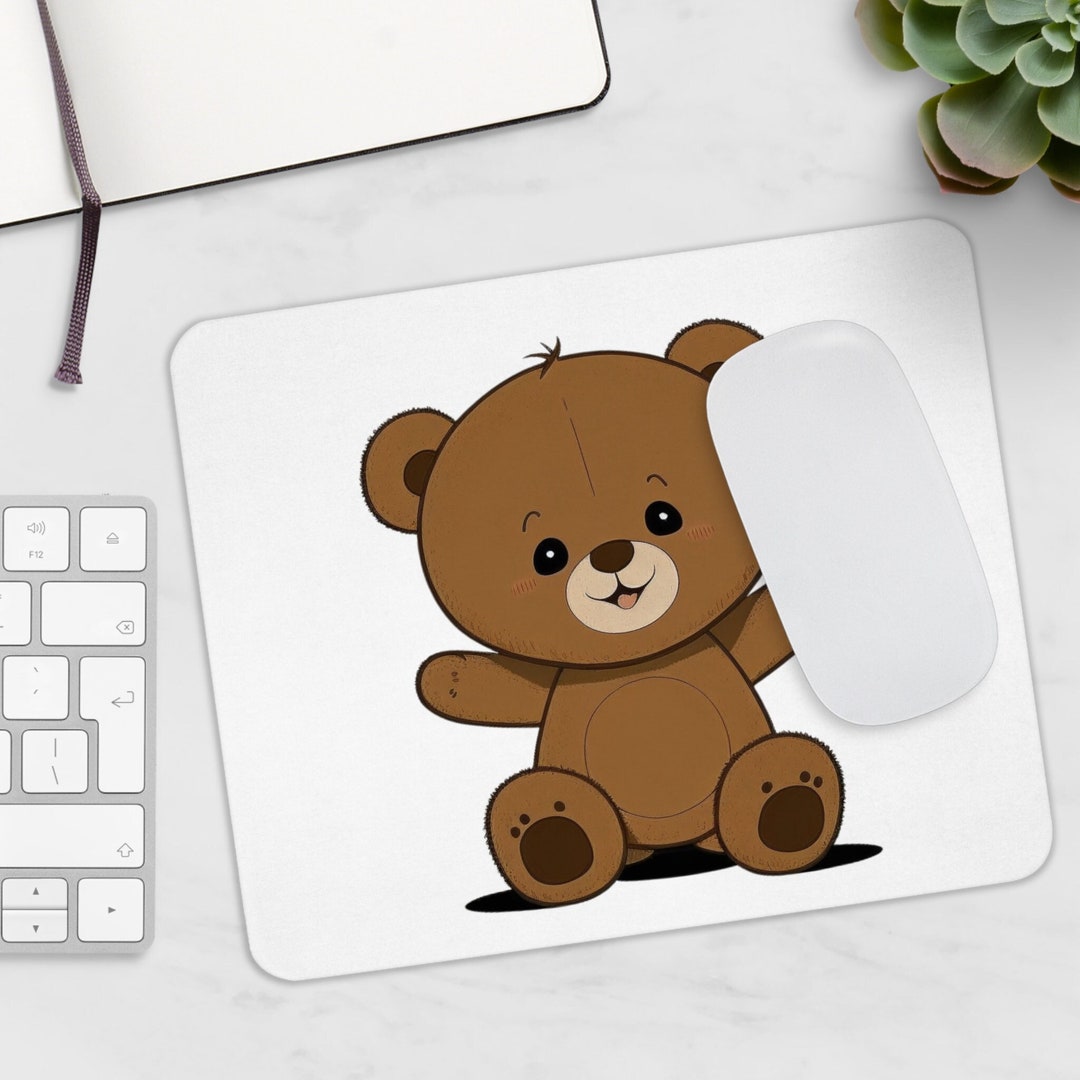 Teddy Bear Mouse Pad Gaming Mouse Pad for Work Game Office Home - Etsy