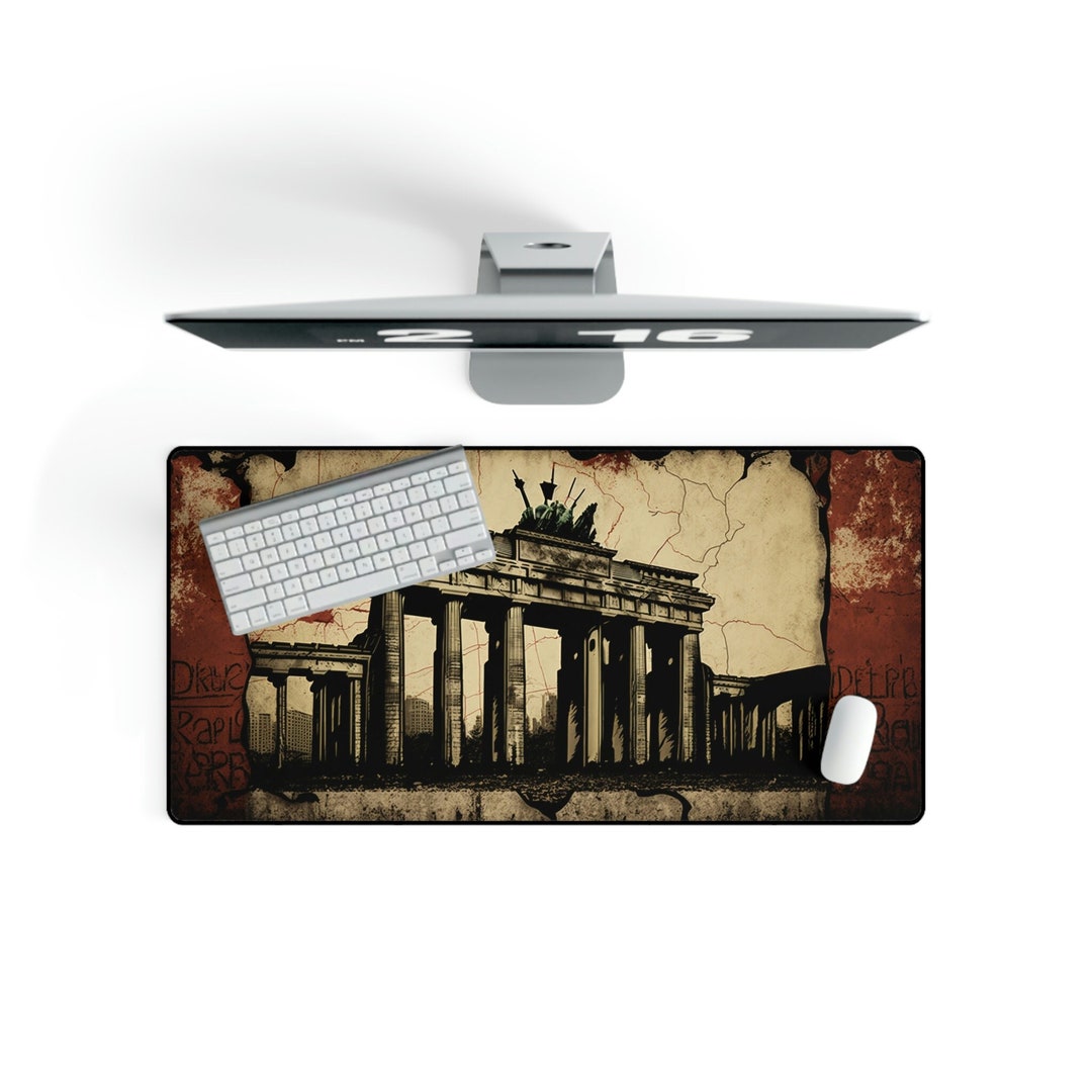 Berlin Wall Mouse Desk, Berlin Wall Art XXL Mousepad, Wall XXL Mousepad ...