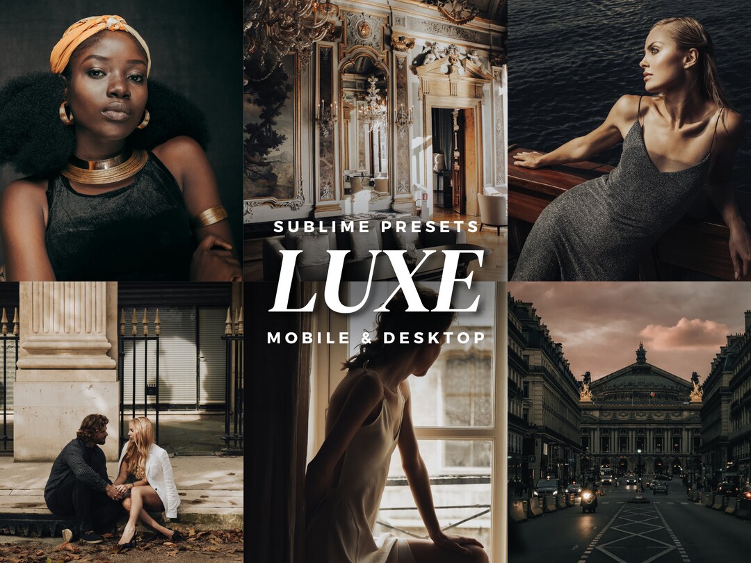 10 Luxe Lightroom Mobile & Desktop Presets Moody Presets - Etsy