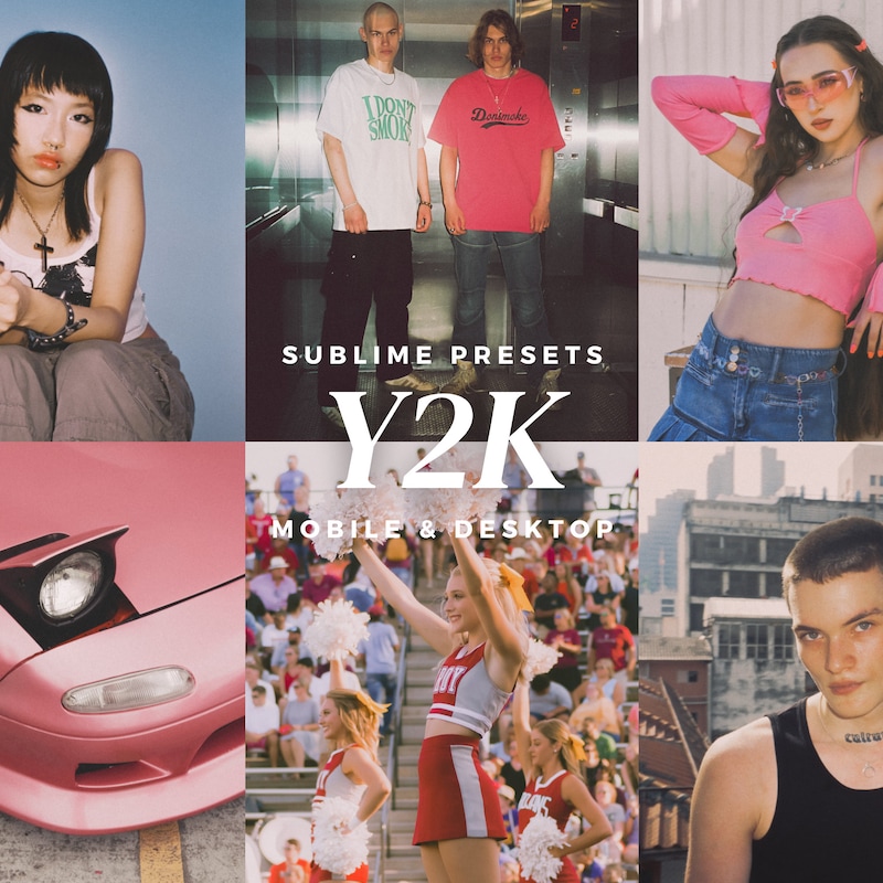 Y2k Photo Preset - Etsy