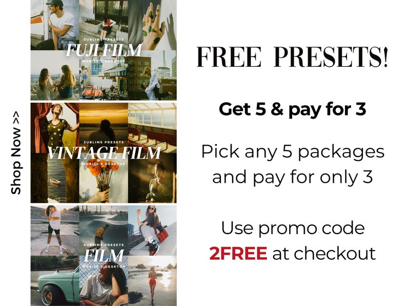 10 35MM Lightroom Mobile & Desktop Presets, Vintage Film Presets, Retro ...