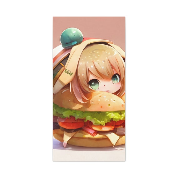 Hamburger Anime Drawings
