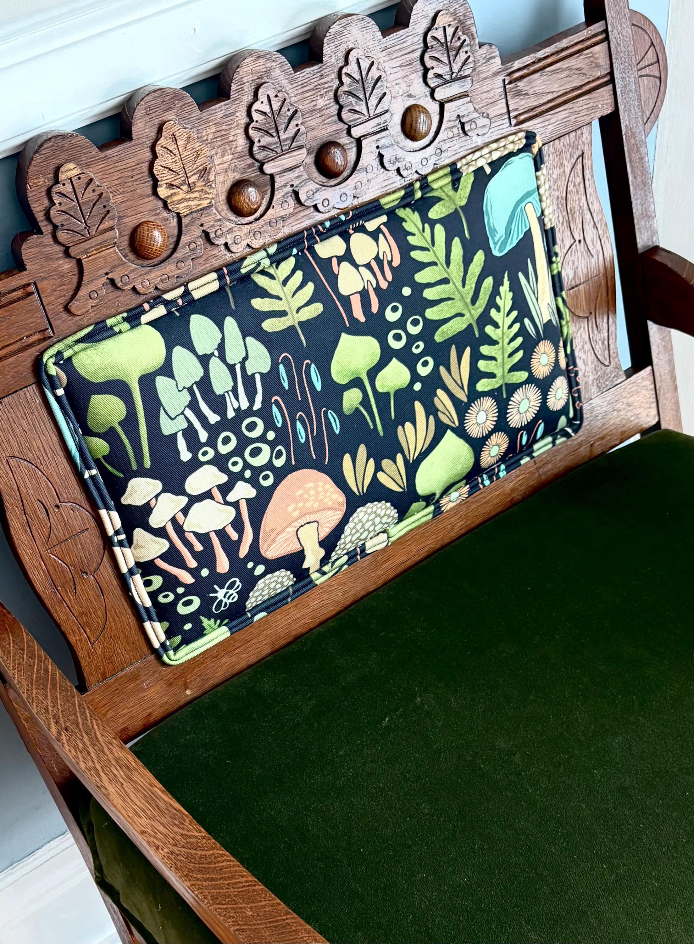 Mushroom Woodland Settee or Entry Bench | Ready to Ship - Etsy
