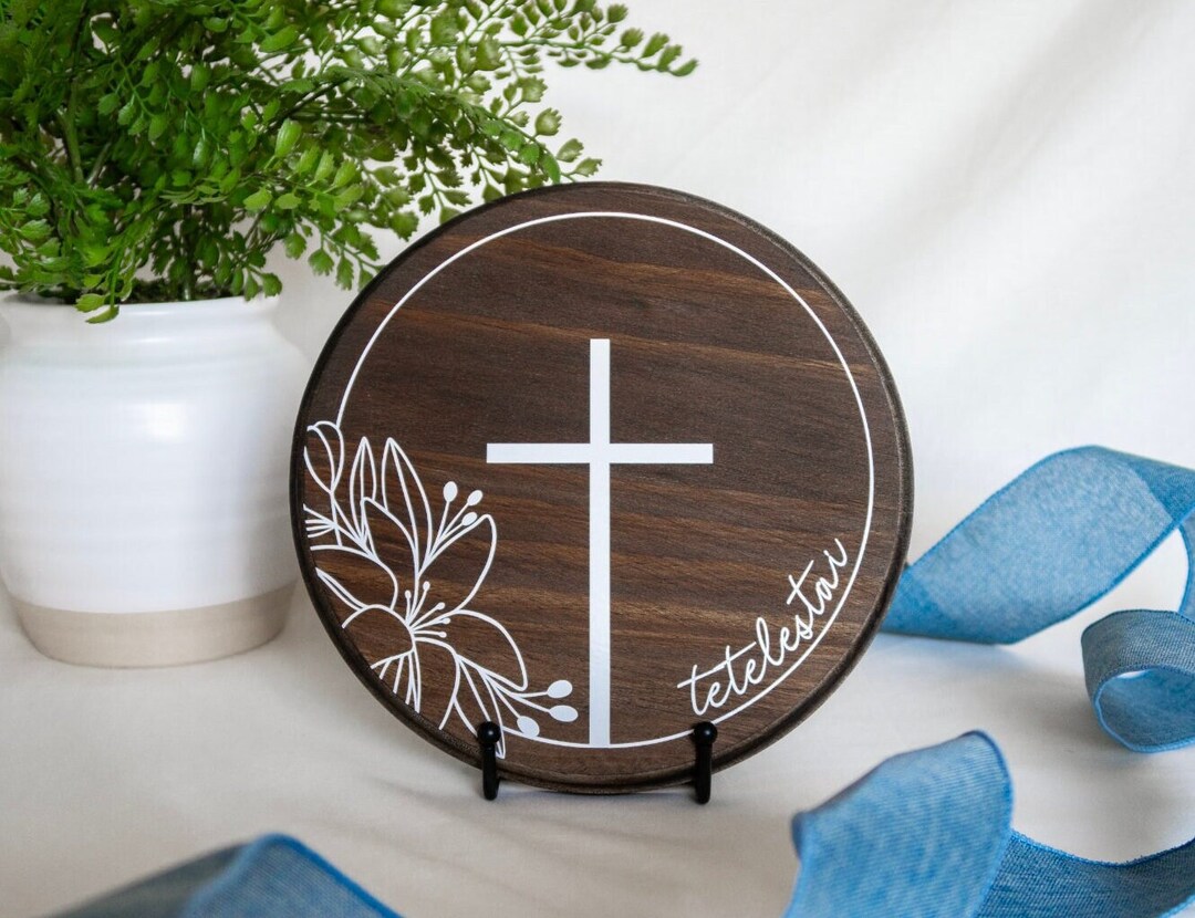 It is Finished Easter Cross Sign | Tetelestai | Easter Decor ...