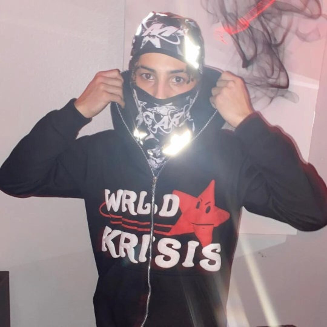 High-quality WRLD Krisis Oversized Full-zip Long-sleeved Y2K - Etsy