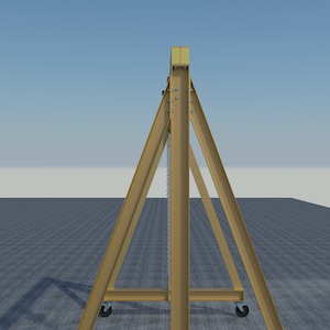 Mobile Gantry A-frame 3 Ton DIY - Etsy