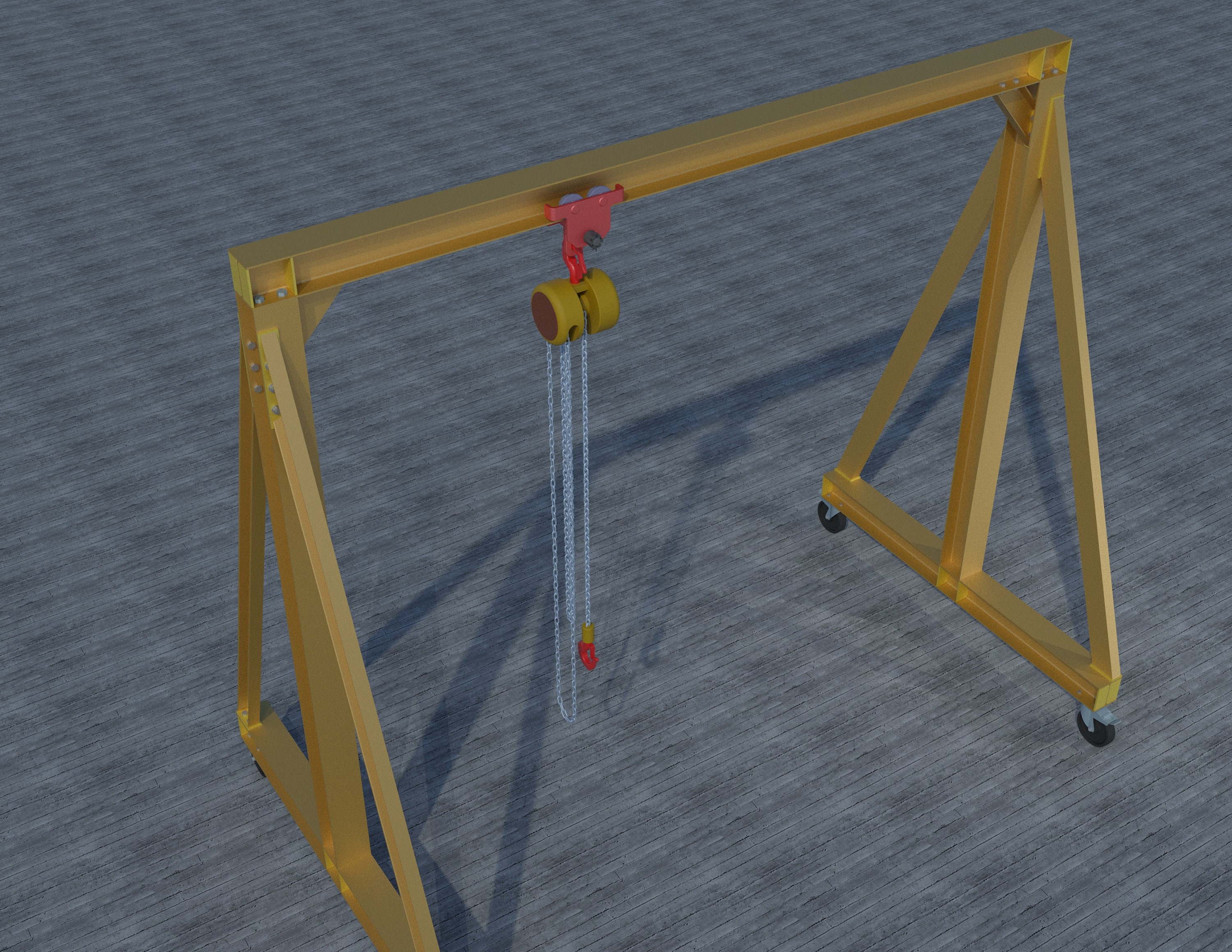 Mobile Gantry A-frame 3 Ton DIY - Etsy