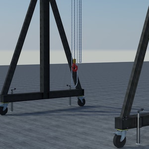 Mobile Gantry A-frame 3 Ton DIY - Etsy