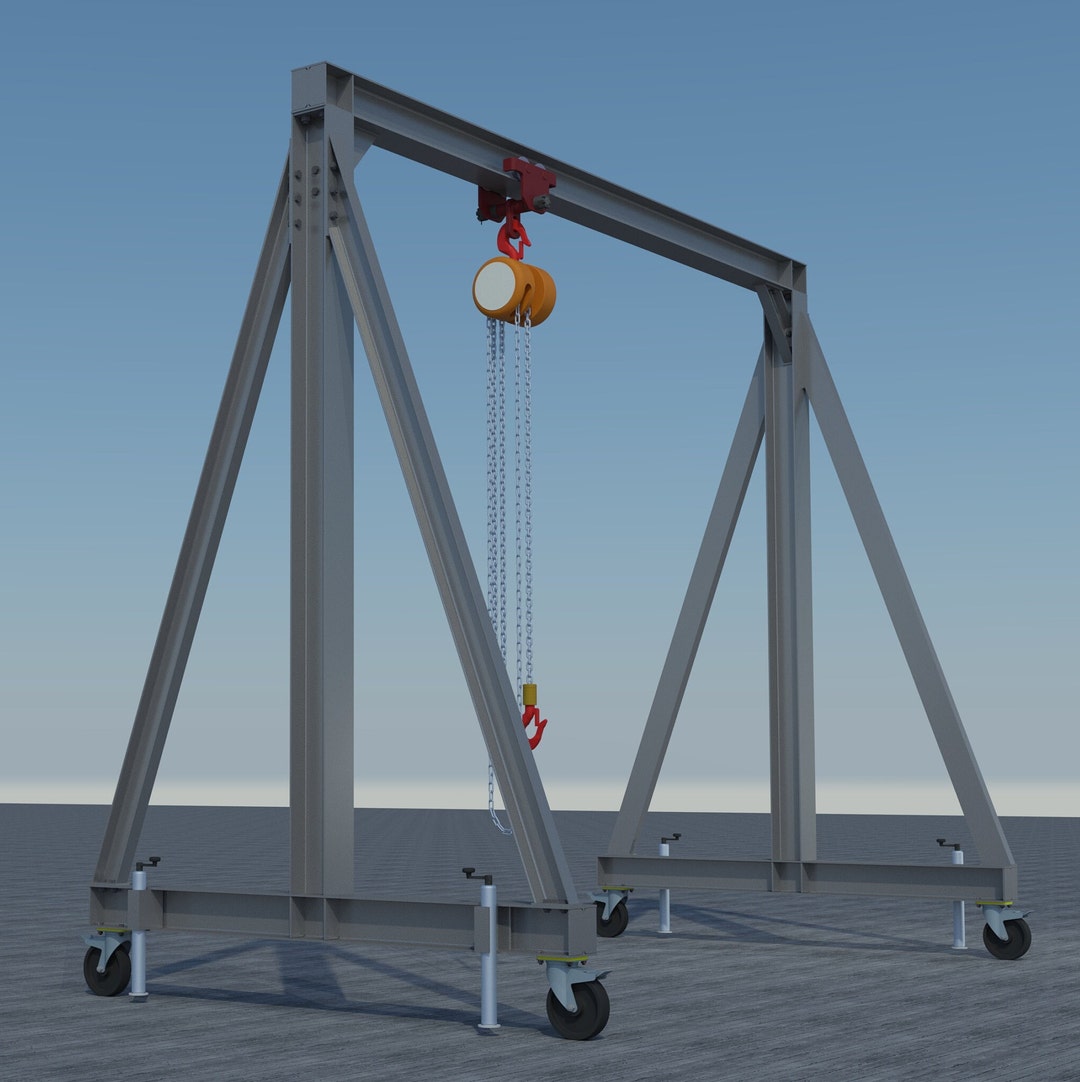 Mobile Gantry A-frame 3 Ton DIY - Etsy