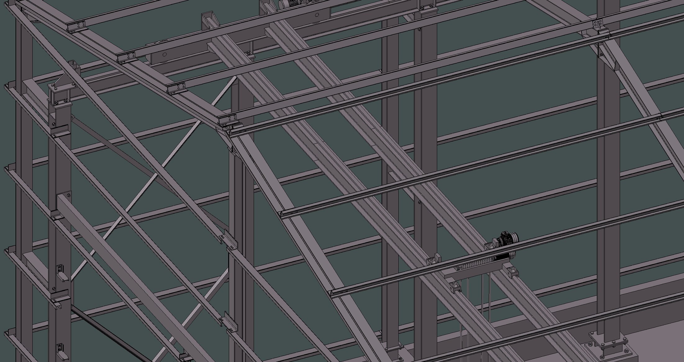 3D Model Factory Workshop Steel Structure - Etsy