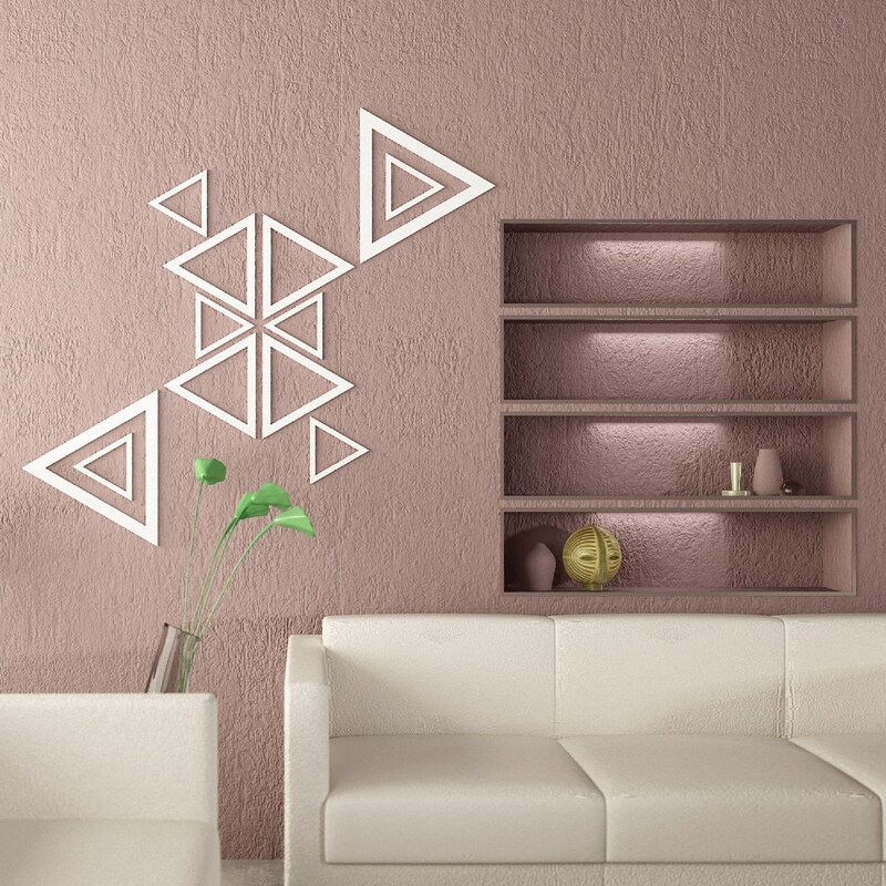 Geometric Accent Wall - Etsy
