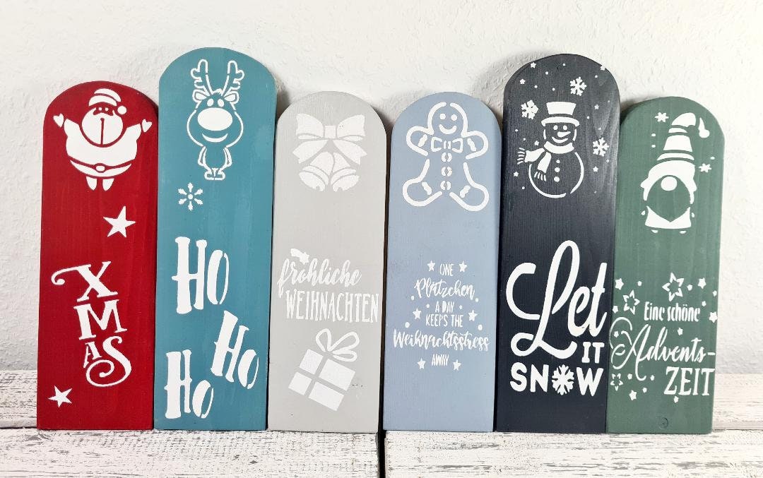 Wooden Sign / Christmas Wooden Slats to Lean On - Etsy