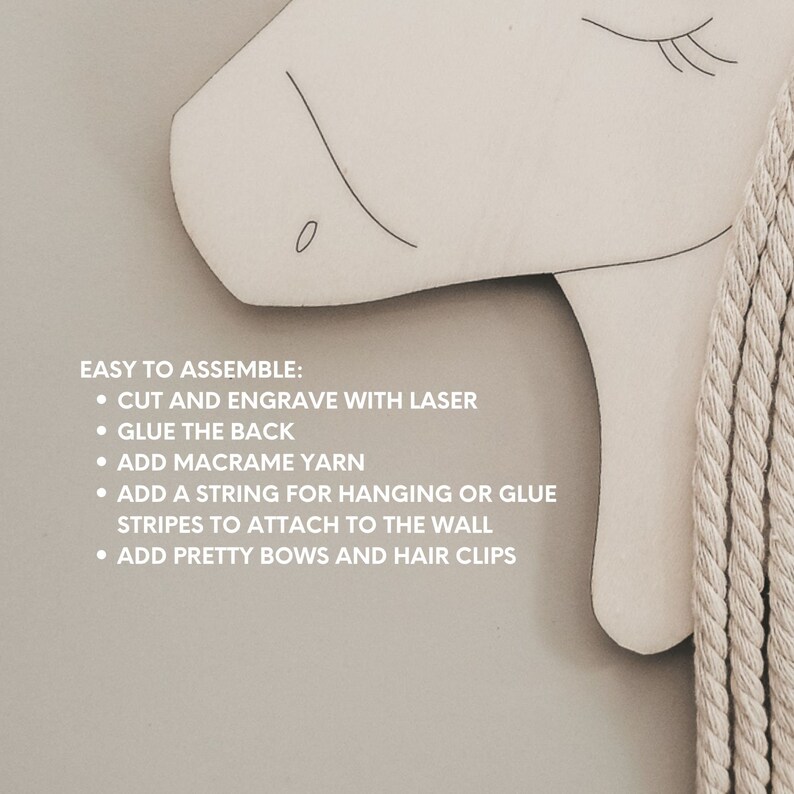 Unicorn Svg Bow Holder Laser Cut Plans for Glowforge, Lightburn, Xtool ...