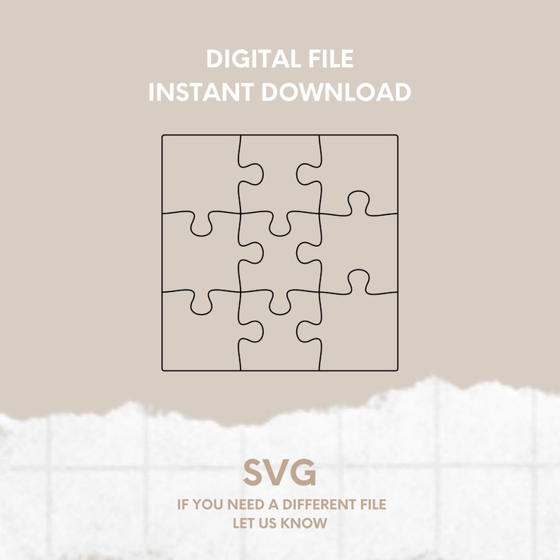 Laser Cut Puzzle SVG Set: 11 Montessori Laser Files - Etsy