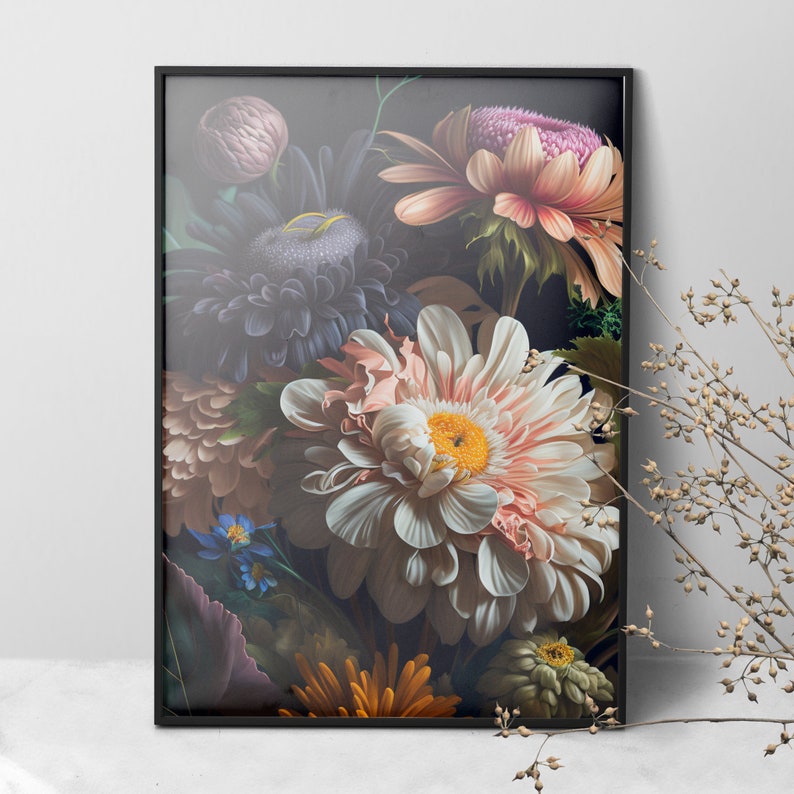 Flower Printable, Floral Printable, Flower Printable, Floral Art ...