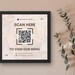 Printable Menu QR Code Sign Template, Editable Scan to View Menu Sign ...