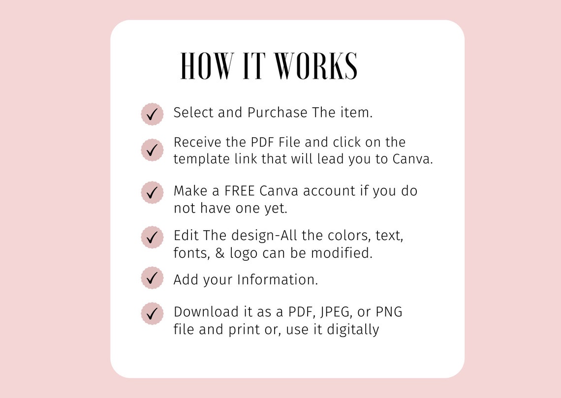 Editable Invoice Template | Canva Invoice Design | Printable Receipt ...