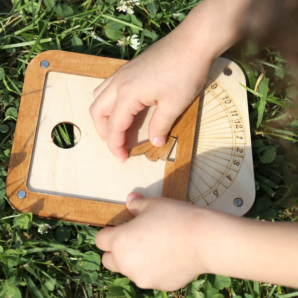 Wooden Sundial - Etsy