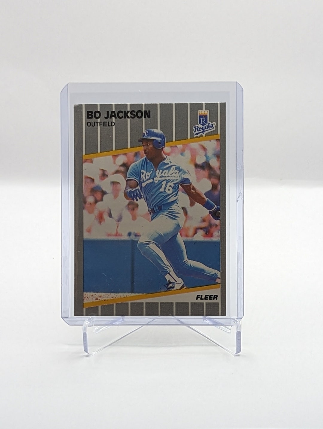 1989 Fleer Bo Jackson Baseball Card #285 Kansas City Royals - Etsy