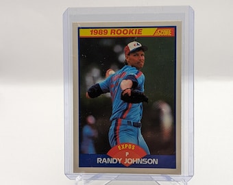 1989 Topps Randy Johnson RC Rookie Baseball Card - Etsy