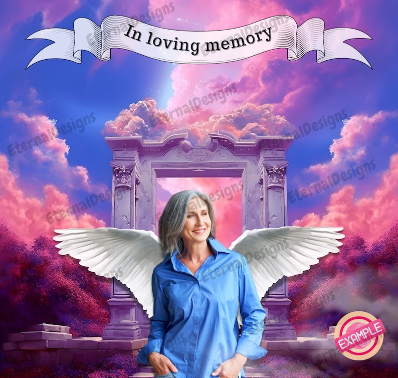Purple in Loving Memory 04 | in Loving Memory PNG | Memorial Background ...