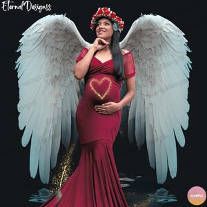 Angel Wings PNG | Maternity Background | Angel Wings Backdrop | Angel ...