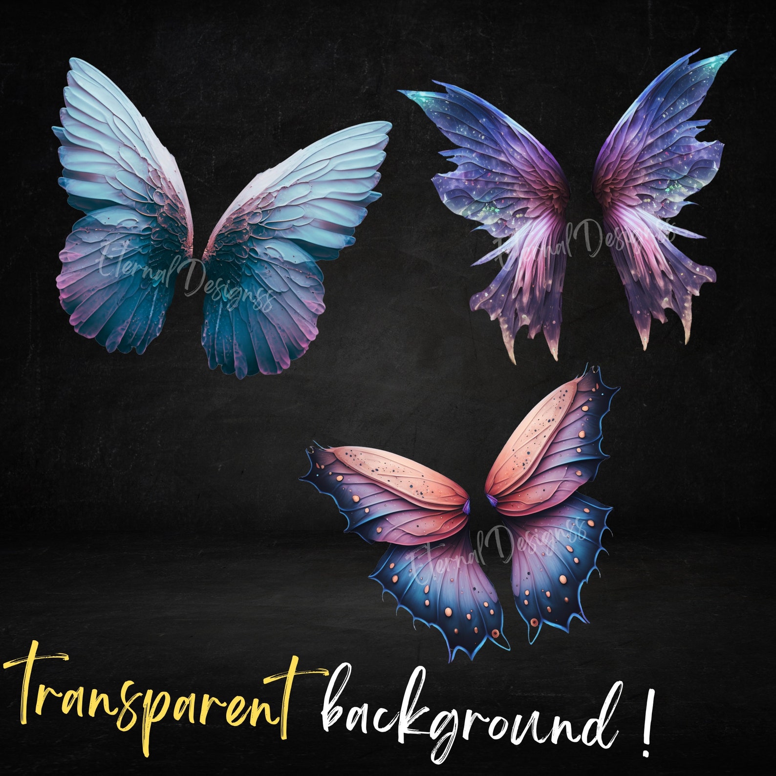Fairy Wings PNG Fairy Wings Overlay Digital Fairy Wings Fairy Wings ...