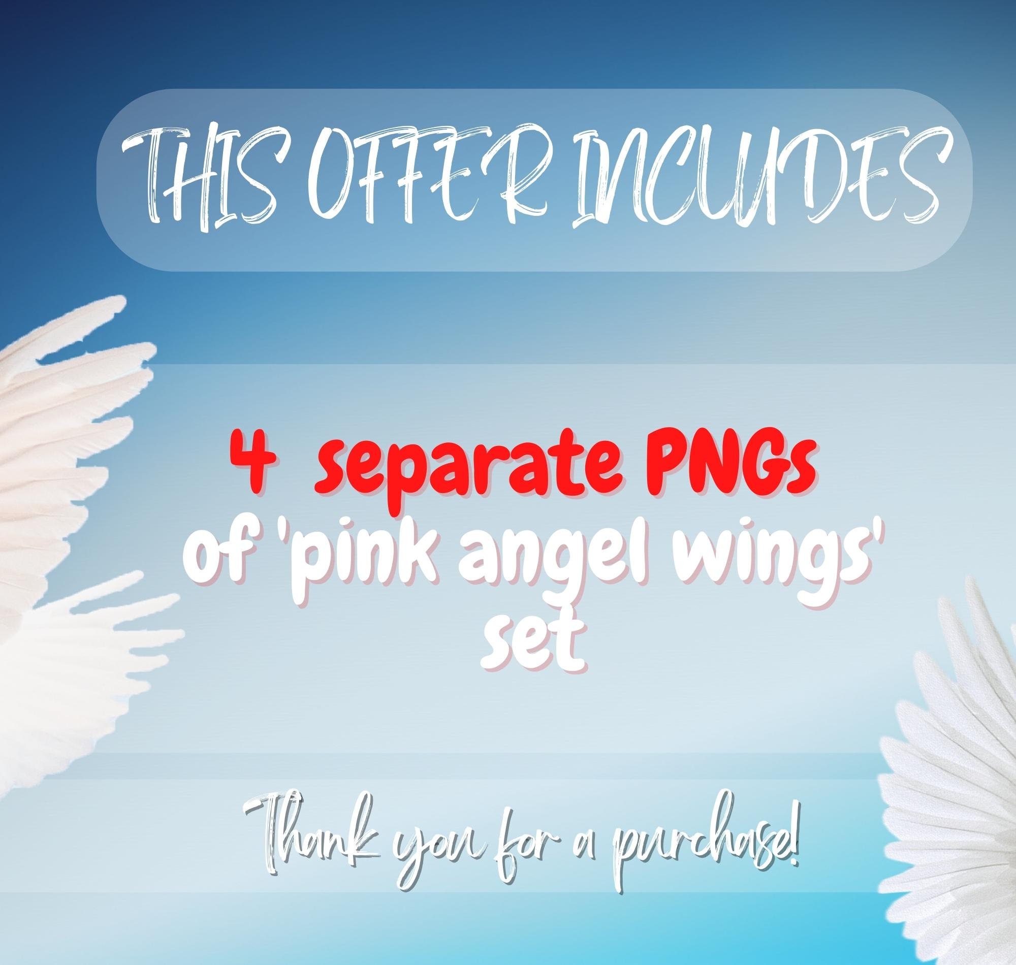 Angel Wings PNG Angel Wings Clipart Pink Angel Wings PNG Realistic ...