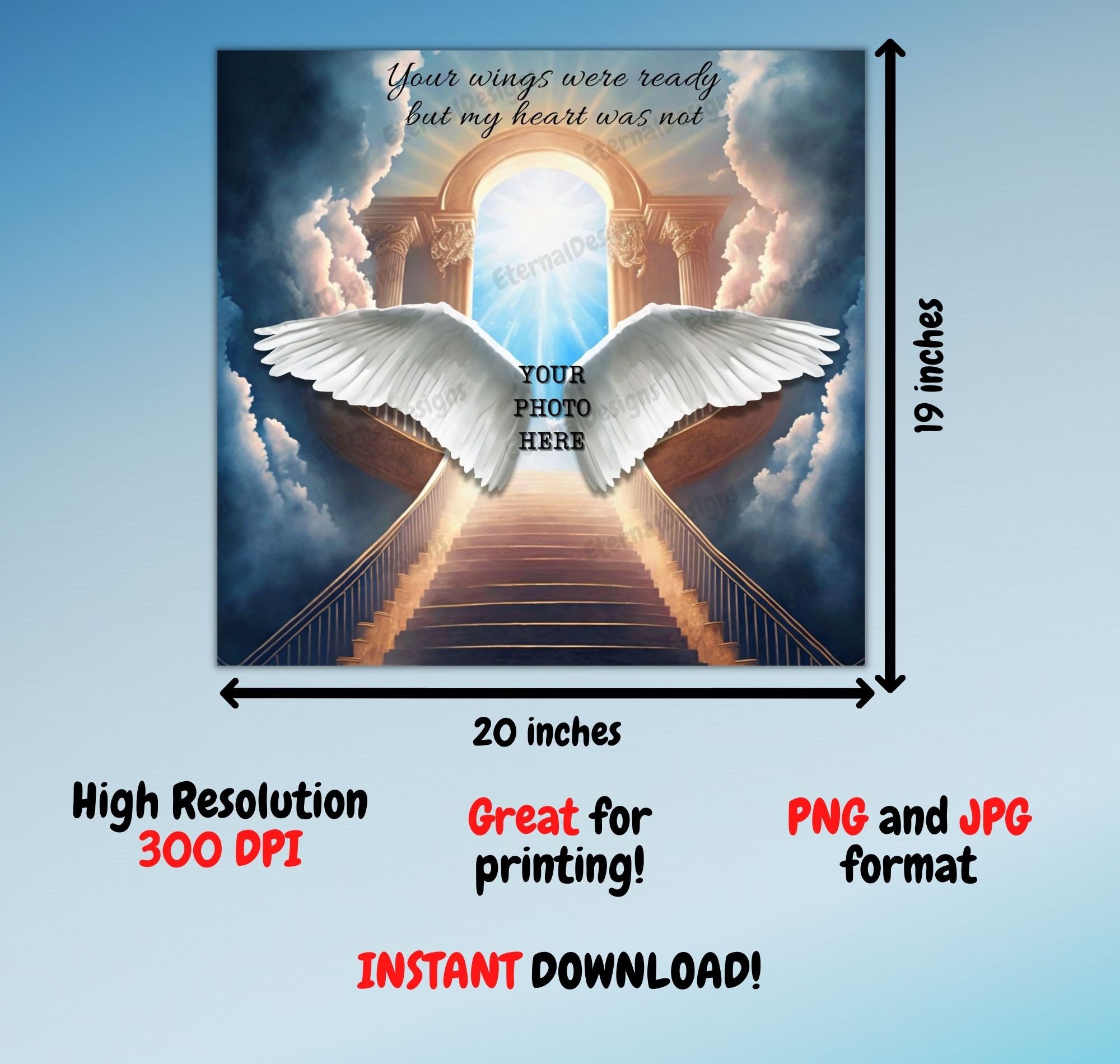 Heaven Background PNG | Memorial Background | Stairs to Heaven | Heaven ...