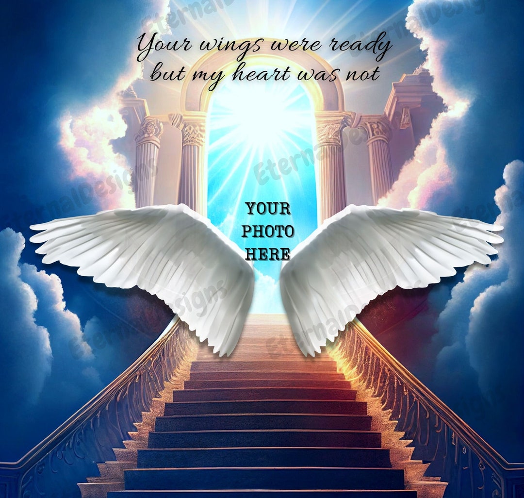 Heaven Background PNG | Memorial Background | Stairs to Heaven | Heaven ...