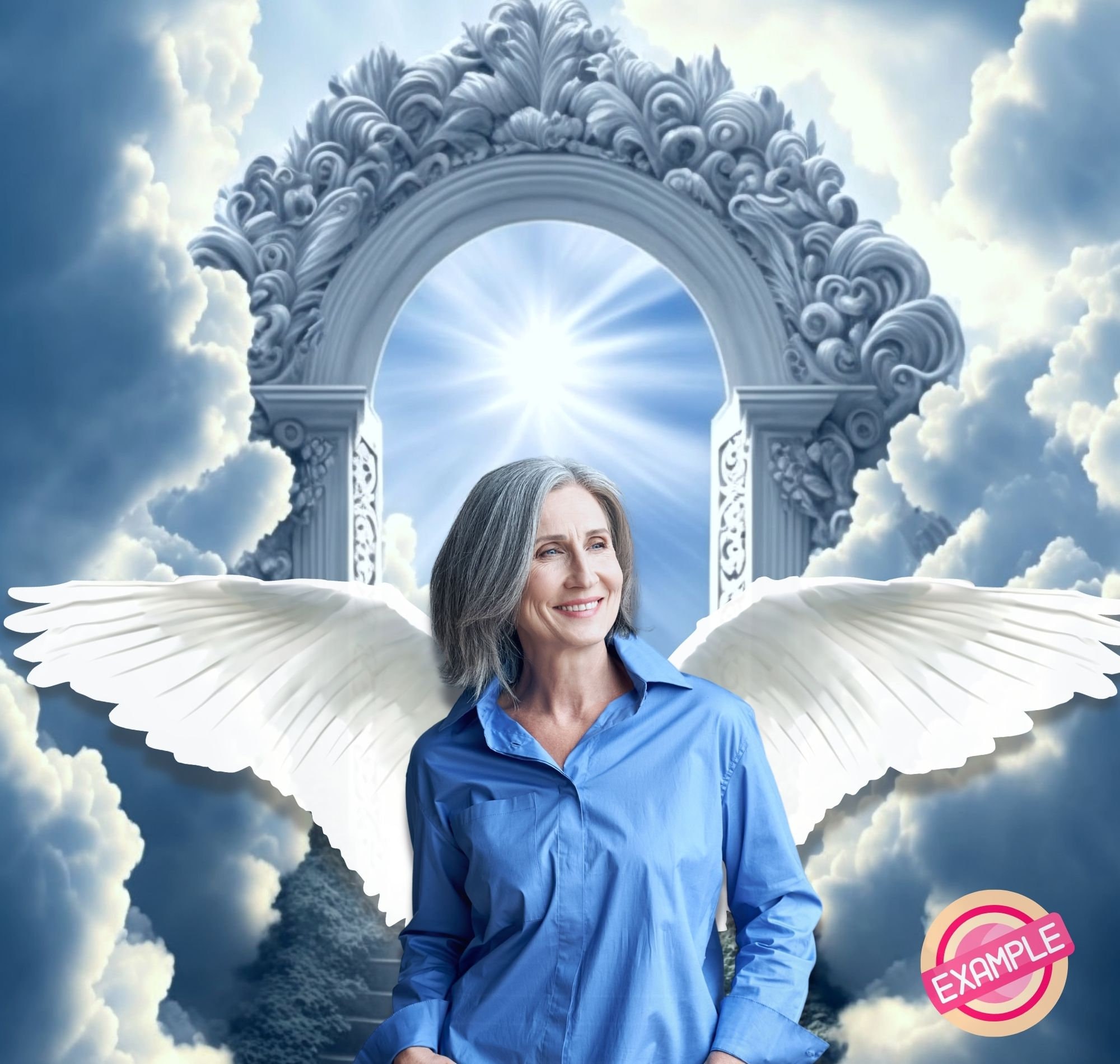 Heaven Background PNG | Memorial Background | Stairs to Heaven | Heaven ...