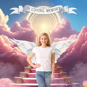 Pink in Loving Memory | in Loving Memory PNG | Memorial Background ...