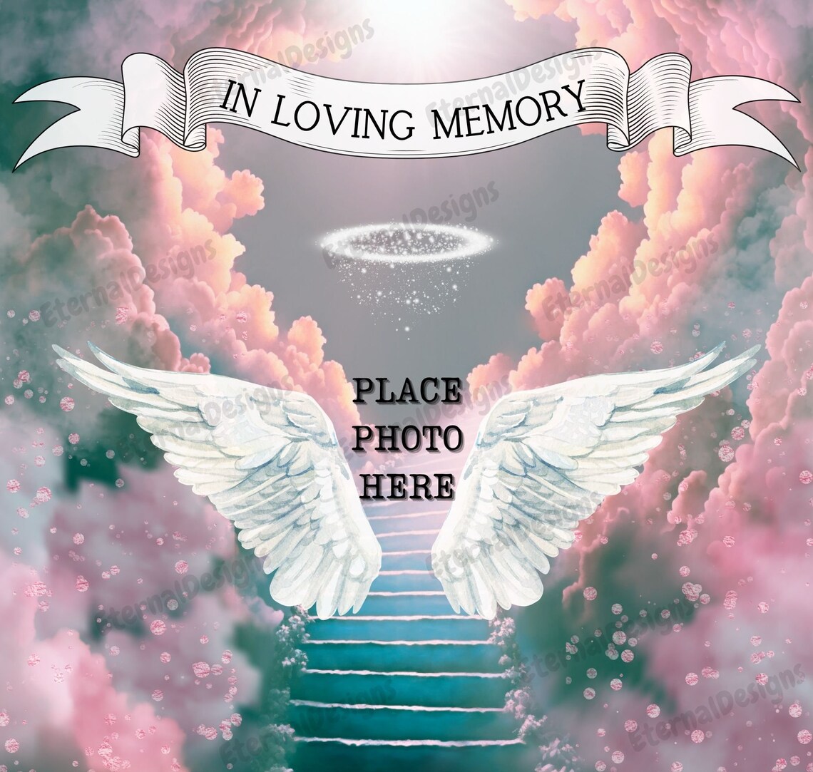 In Loving Memory in Loving Memory PNG Memorial Background stairs to ...