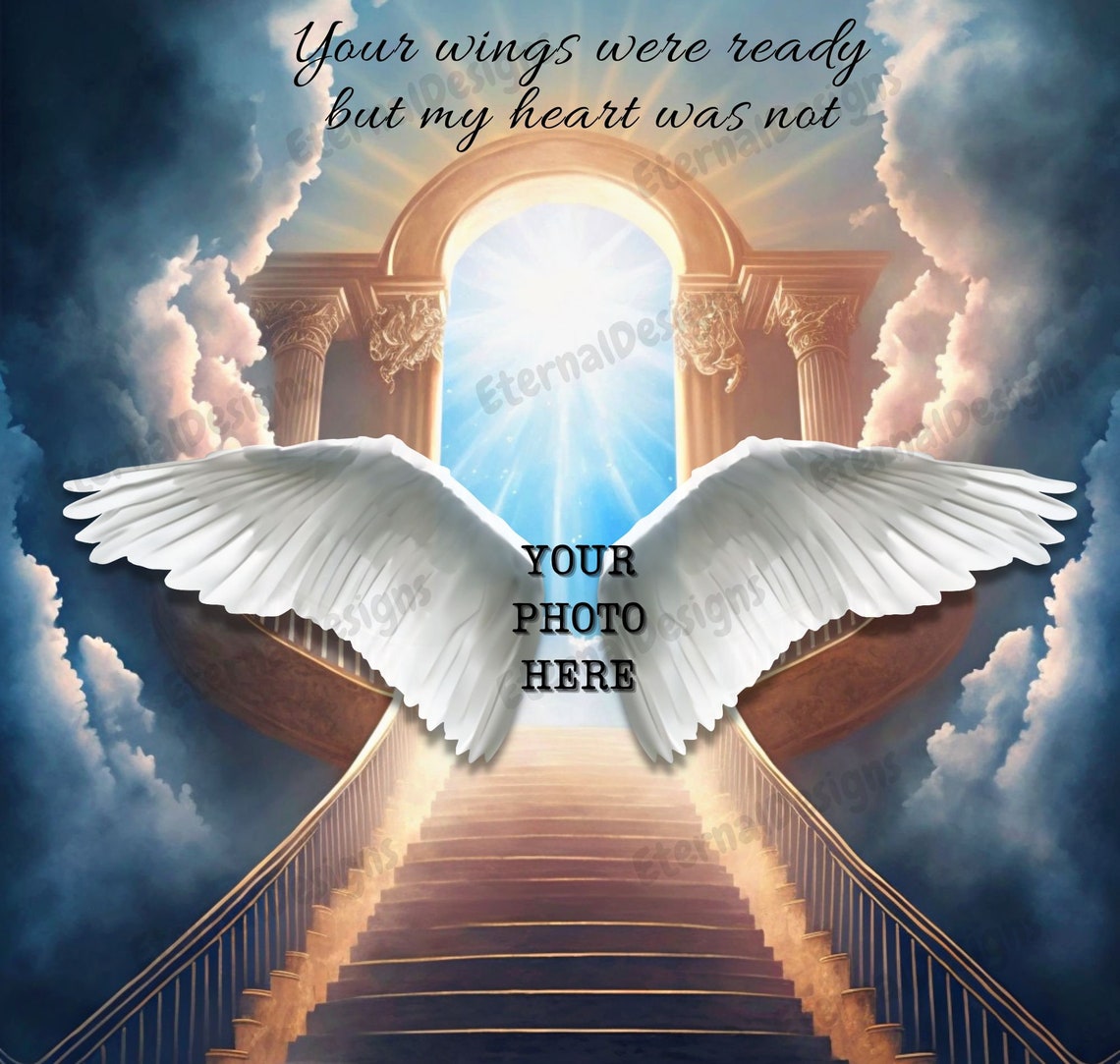 Heaven Background PNG | Memorial Background | Stairs to Heaven | Heaven ...