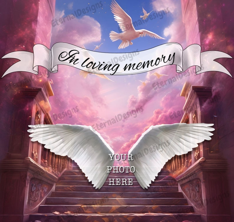 Purple in Loving Memory 02 in Loving Memory PNG Memorial Background ...