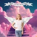 Pink Heaven Background PNG Memorial Background Stairs to Heaven Heaven ...