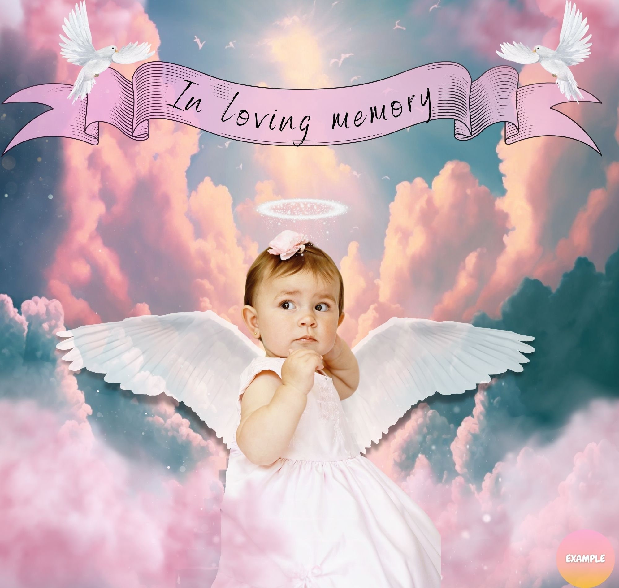 Pink in Loving Memory 02 in Loving Memory PNG Memorial Background ...