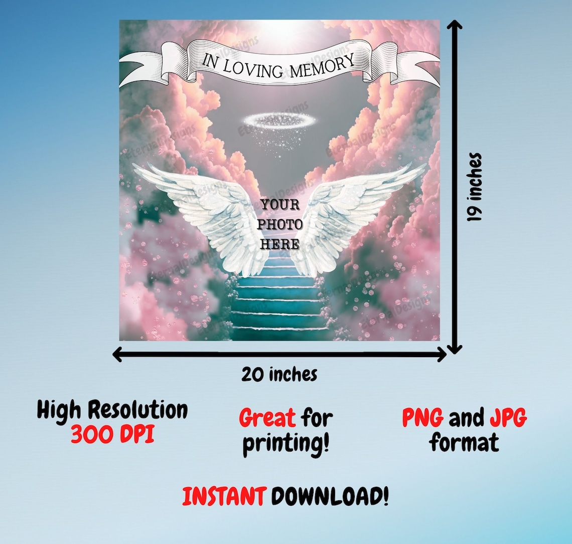 In Loving Memory in Loving Memory PNG Memorial Background stairs to ...