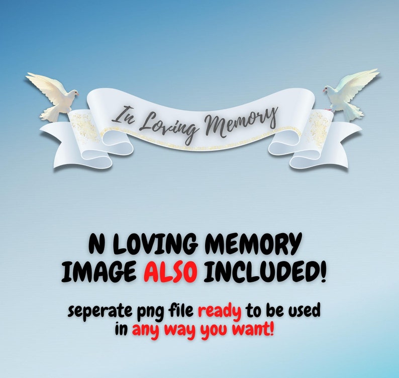 In Loving Memory 02 PNG | Memorial Background |stairs to Heaven ...